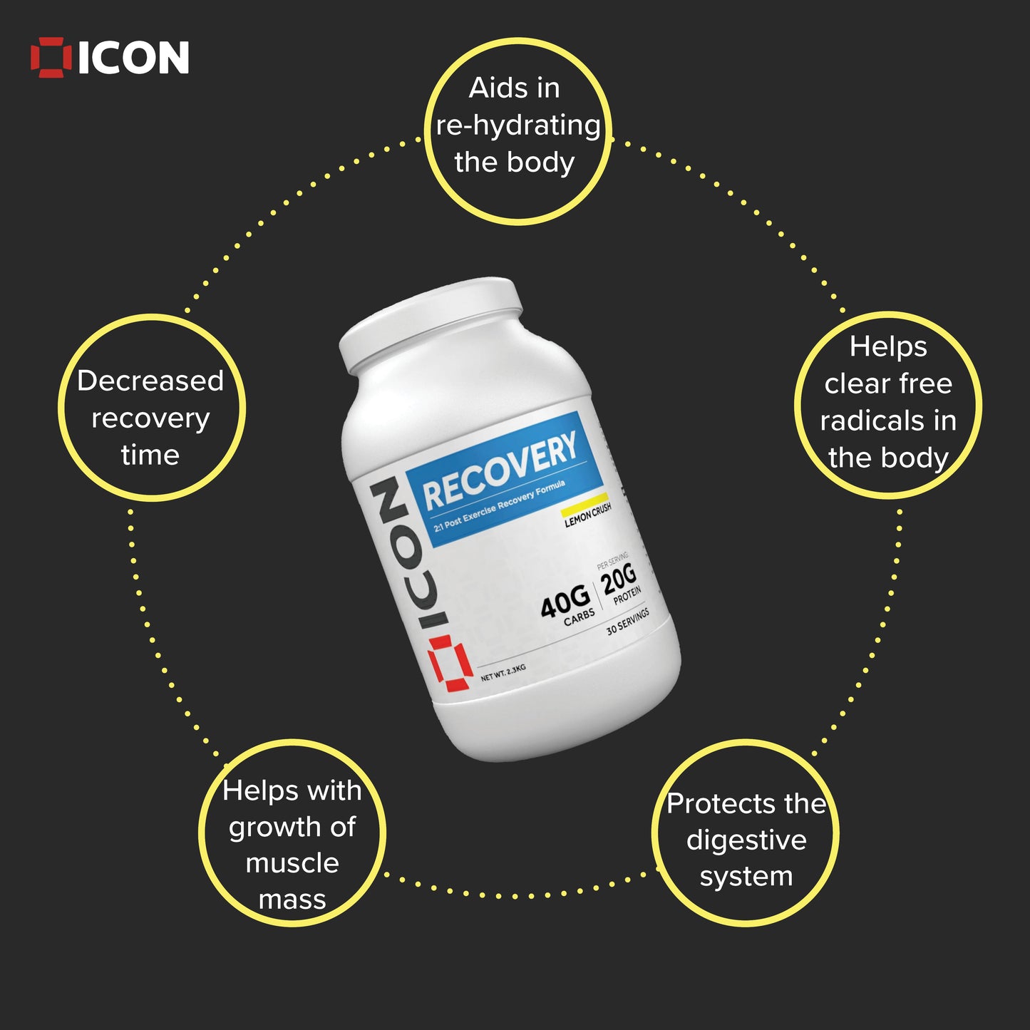 Recovery | Post Workout Recovery Supplement – ICON Nutrition